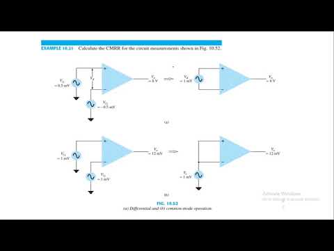 Op-Amp Differential and Common mode operations - YouTube
