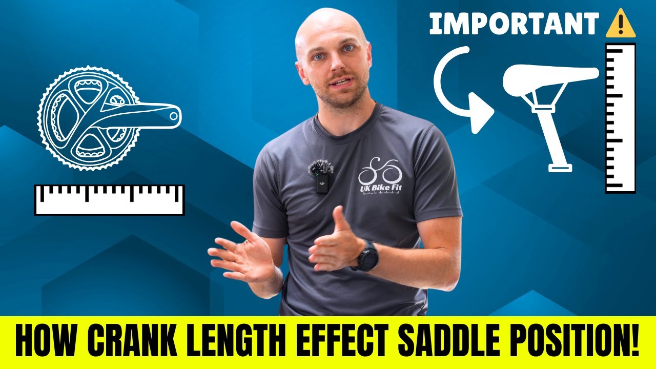 How Crank Length Effects Saddle Position! Bike Fit Tips - YouTube