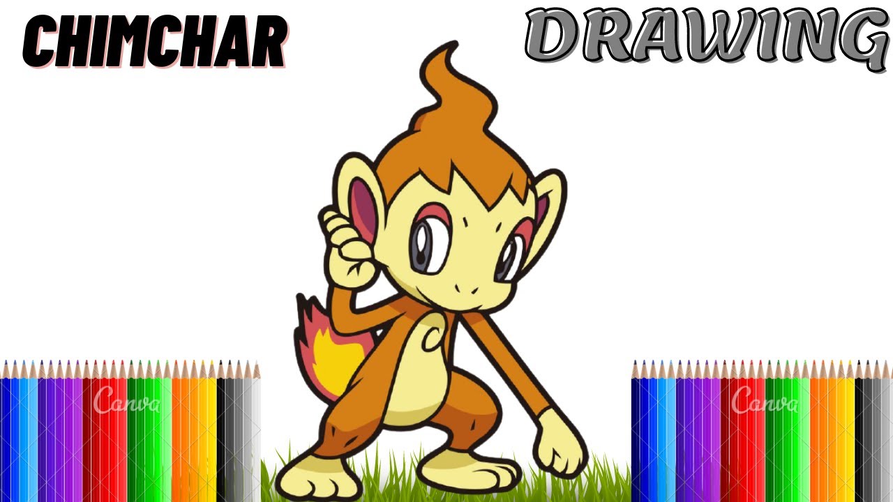 How to Draw Chimchar | Pokemon - YouTube