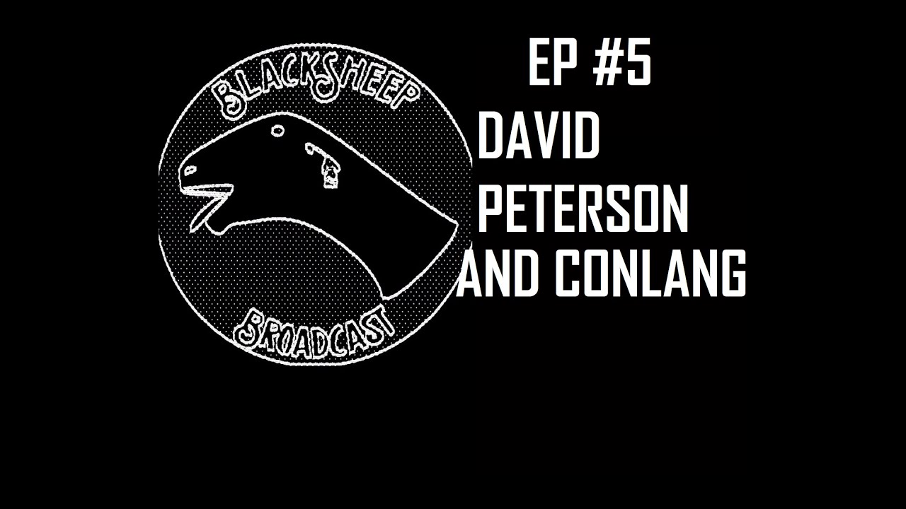 David Peterson & the Art of Conlang | The BlackSheep Broadcast - YouTube