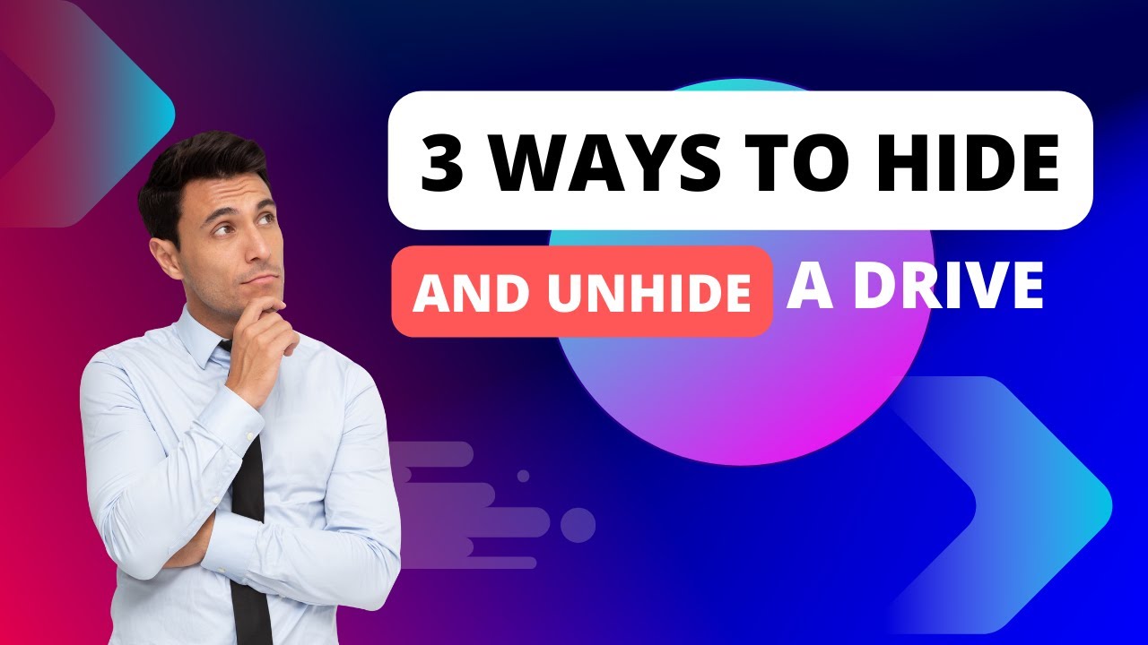 3 Ways To Hide And Unhide A Drive - YouTube