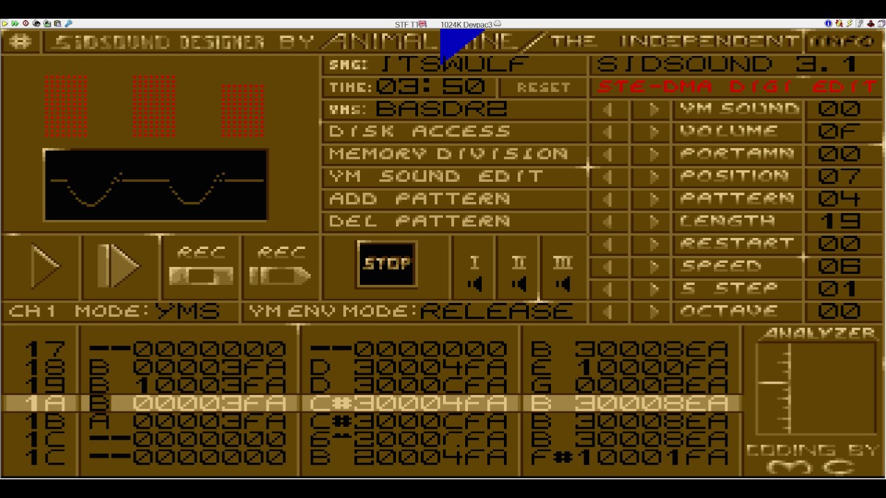 Its The Wulf! - Atari ST cover of Operation Wolf C64 loading screen ...