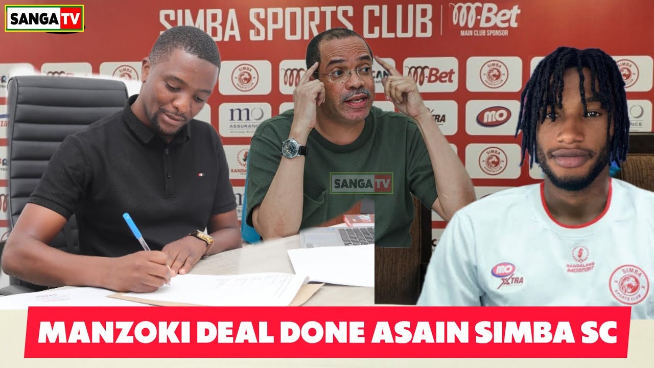 🔴Deal Done MANZOKI Atambulishwa ASAIN MIAKA 2 SIMBA | AHMED ALLY ...