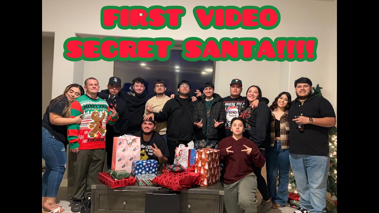 FIRST VIDEO!!!! SECRET SANTA - YouTube