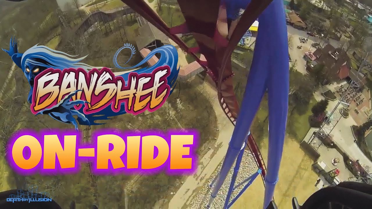 Banshee On-ride Front Seat (HD POV) Kings Island - YouTube