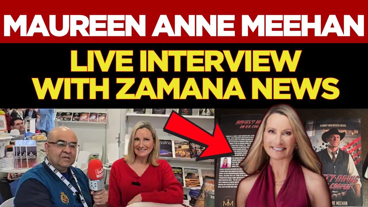 Writer Maureen Anne Meehan Live interview with Zamana News || Award ...