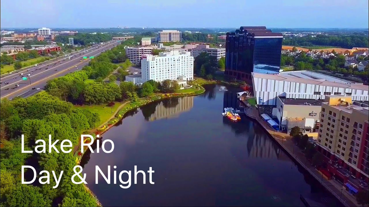 Lake Rio (day & night), MD | HOBBY DRONE - YouTube