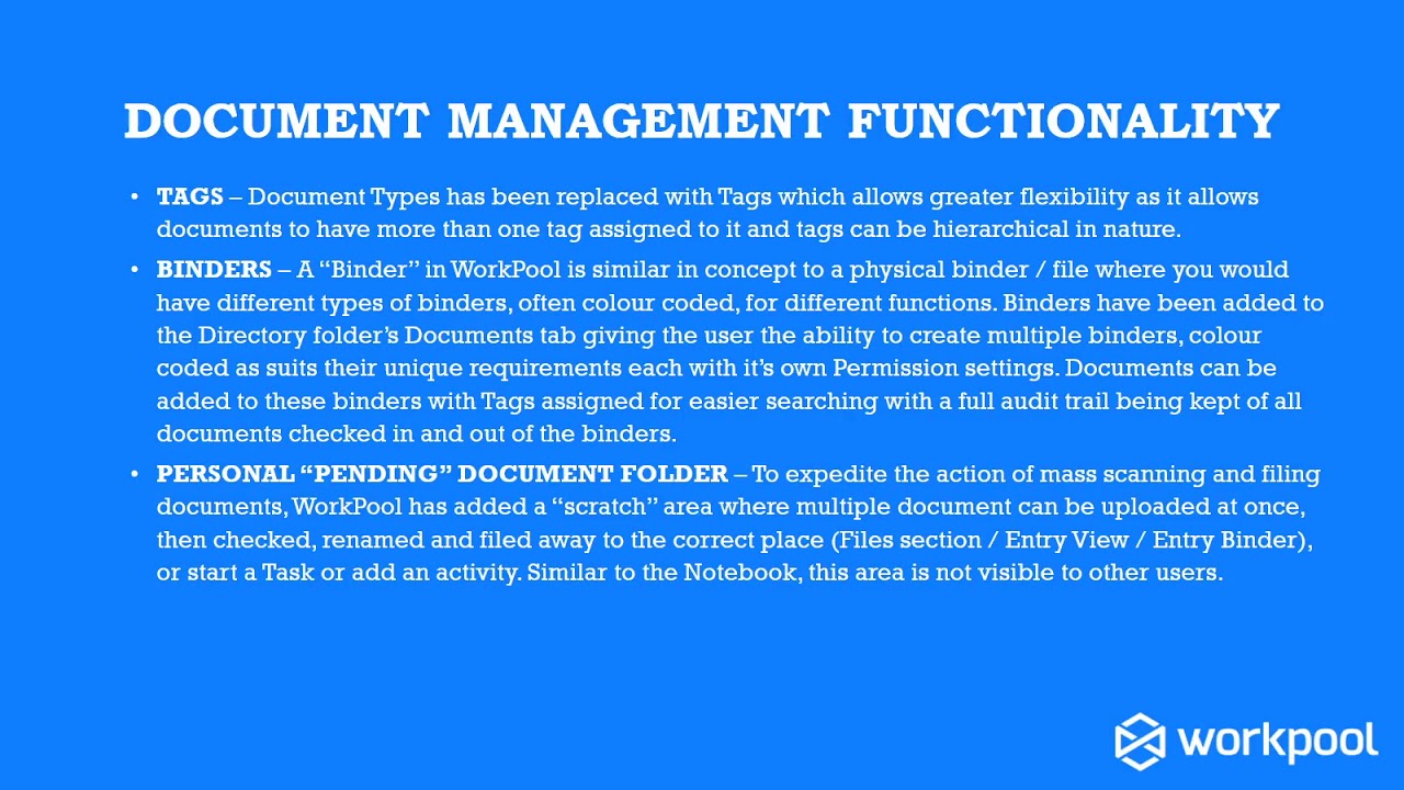 Guide to configuring Document Management features: Tags, Binders ...