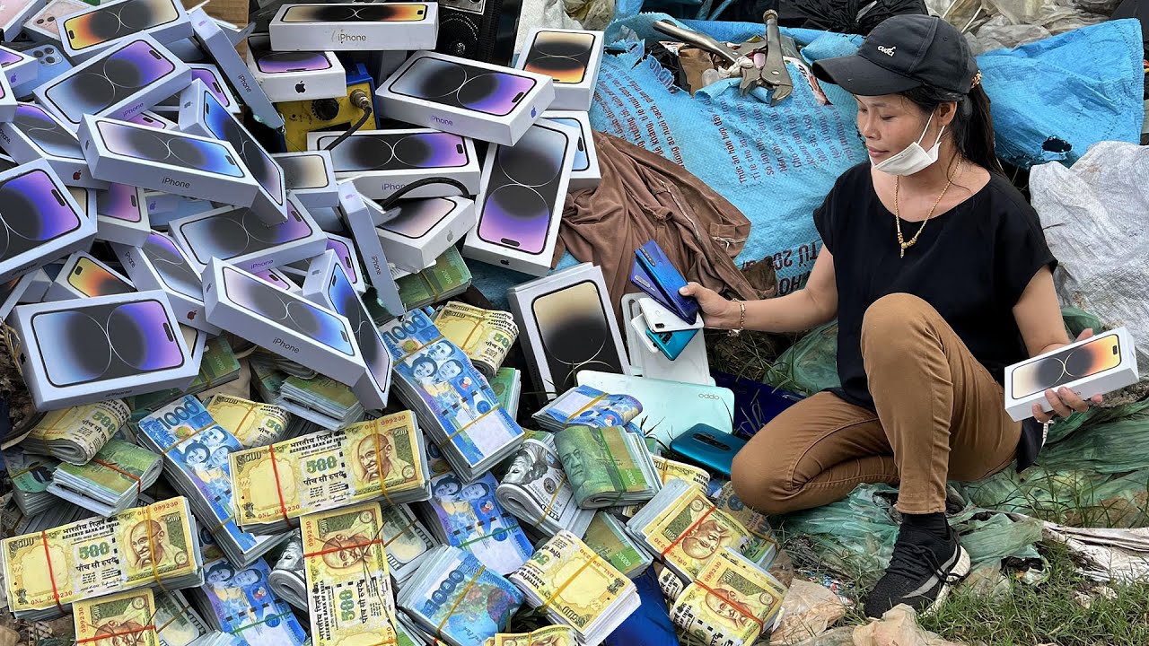 💴💰 Lots of Money and iPhone 14 boxs in Garbage - How to restoration ...