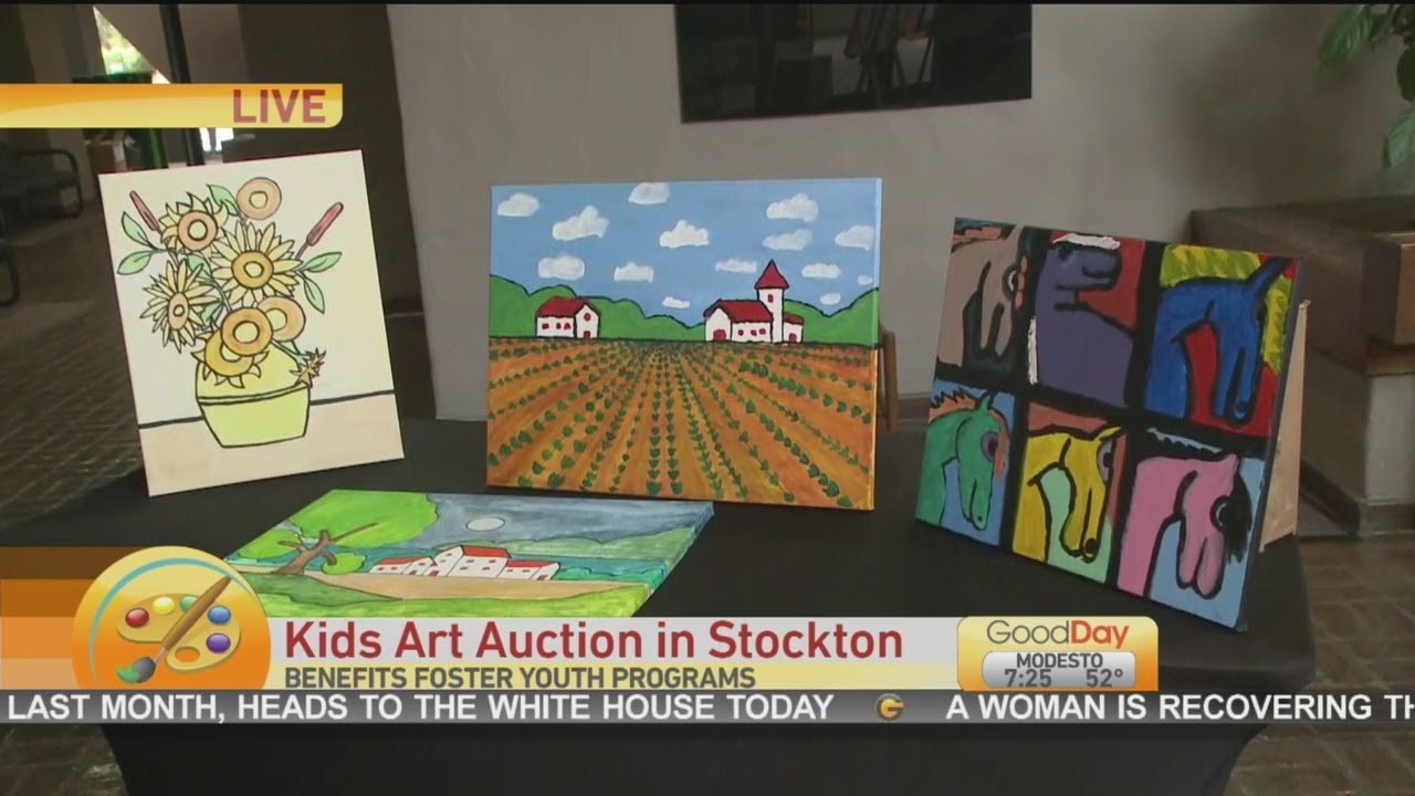 Kids Art Auction - YouTube