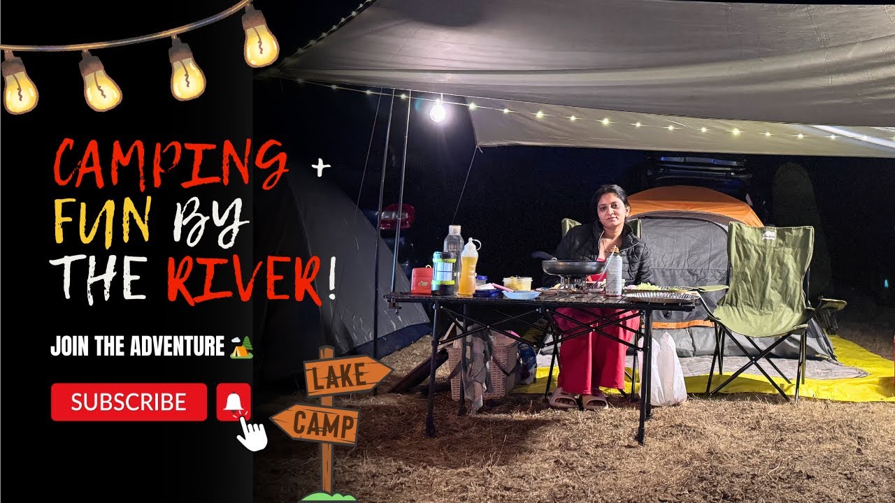 Vatrak River पे Camping का Mazaa! 🌊🔥 | Indian Camping Community 🏕️ ...