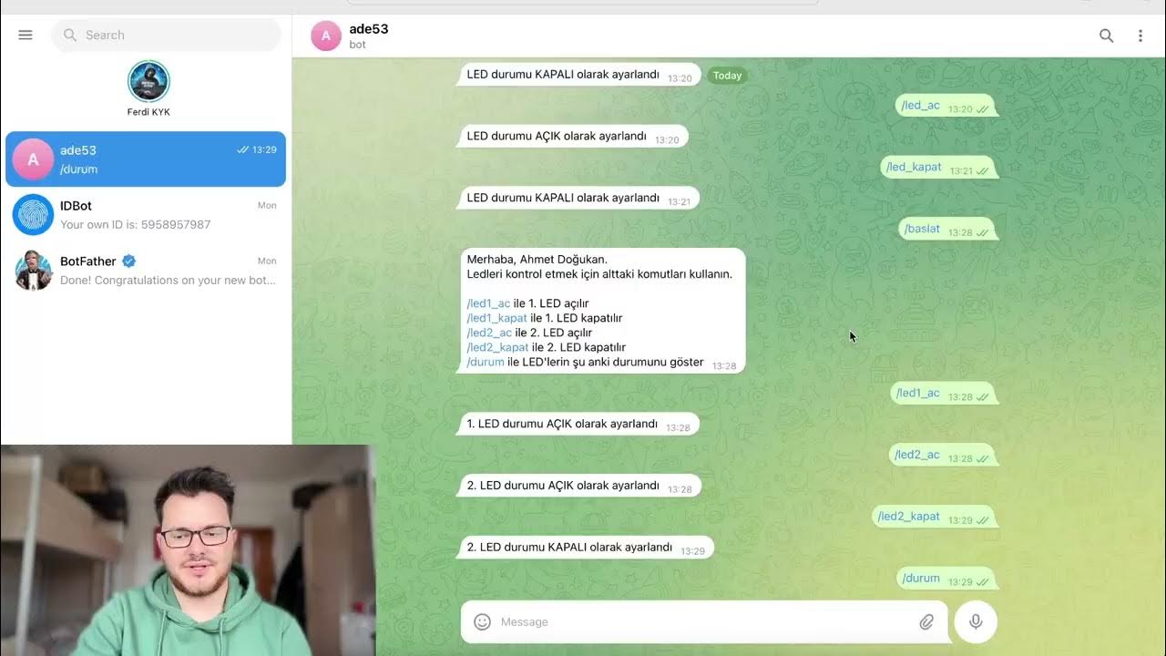 Esp8266 Telegram Bot Yapımı - YouTube