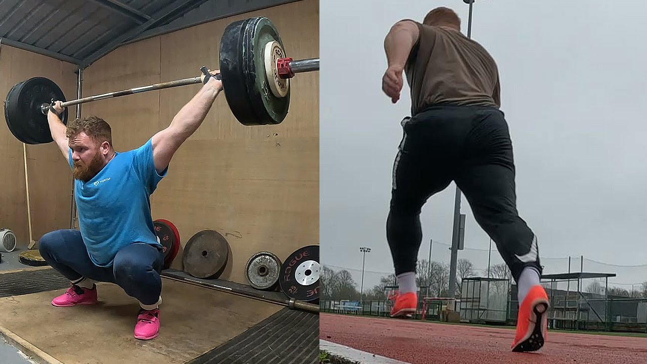 New Shoes, Snatching & Track Sprints - YouTube