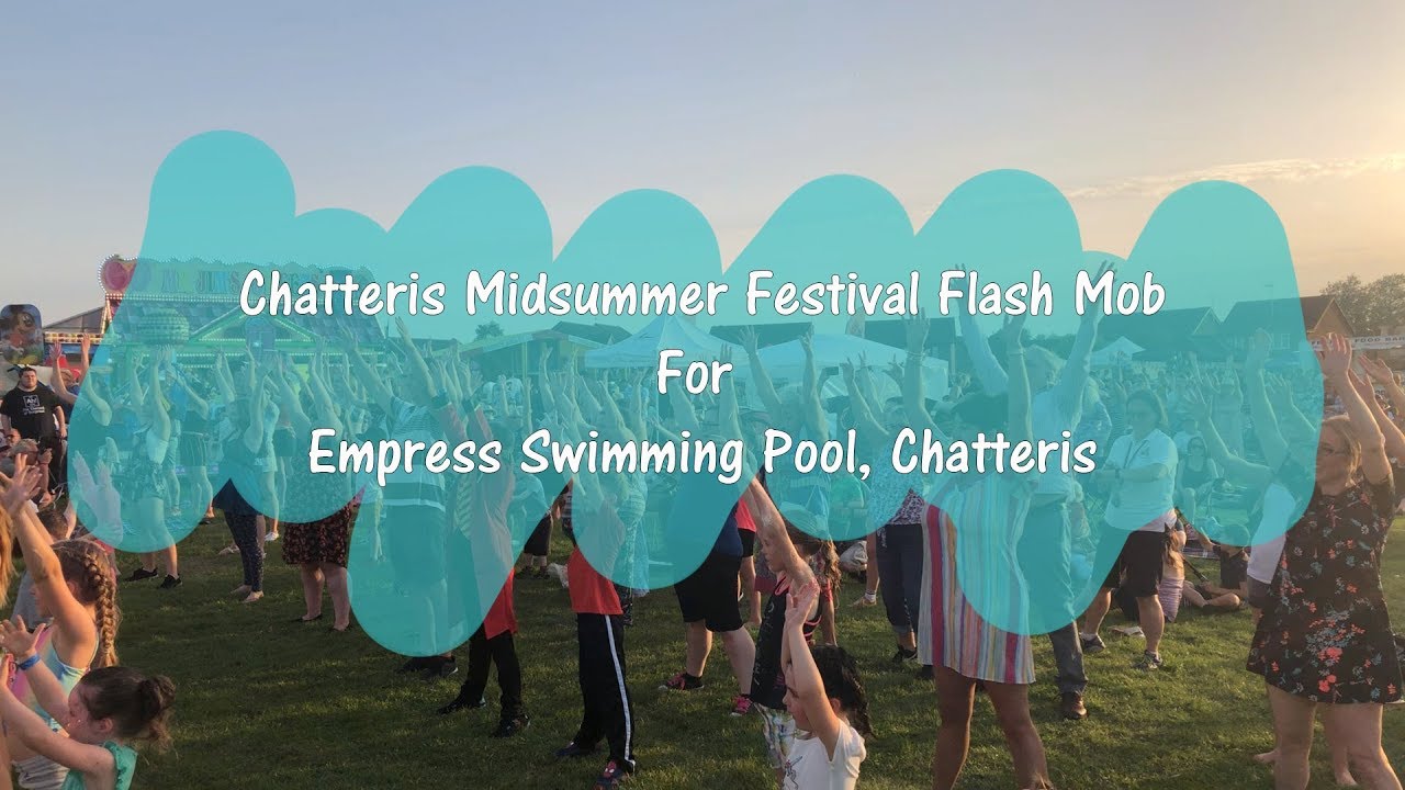 Flash Mob for Empress Swimming Pool, Chatteris - YouTube
