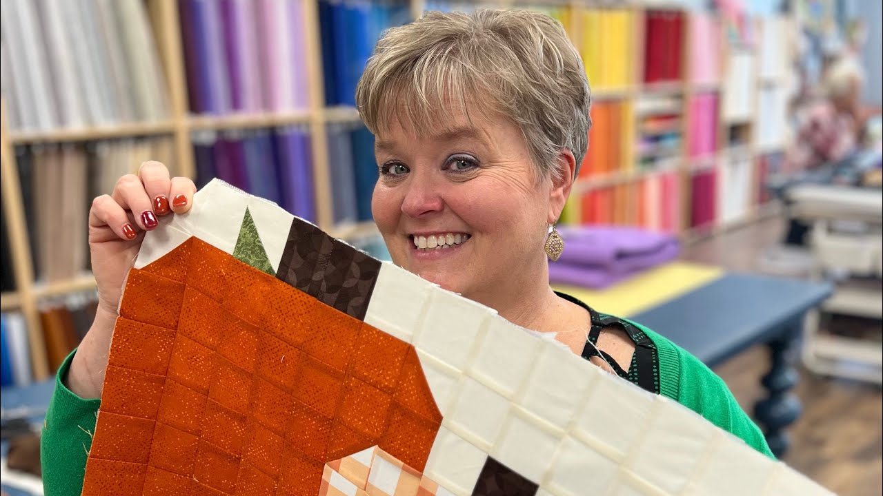 Easy Piecing Grid by Ten Sisters - Fork Mtn Quilting - YouTube