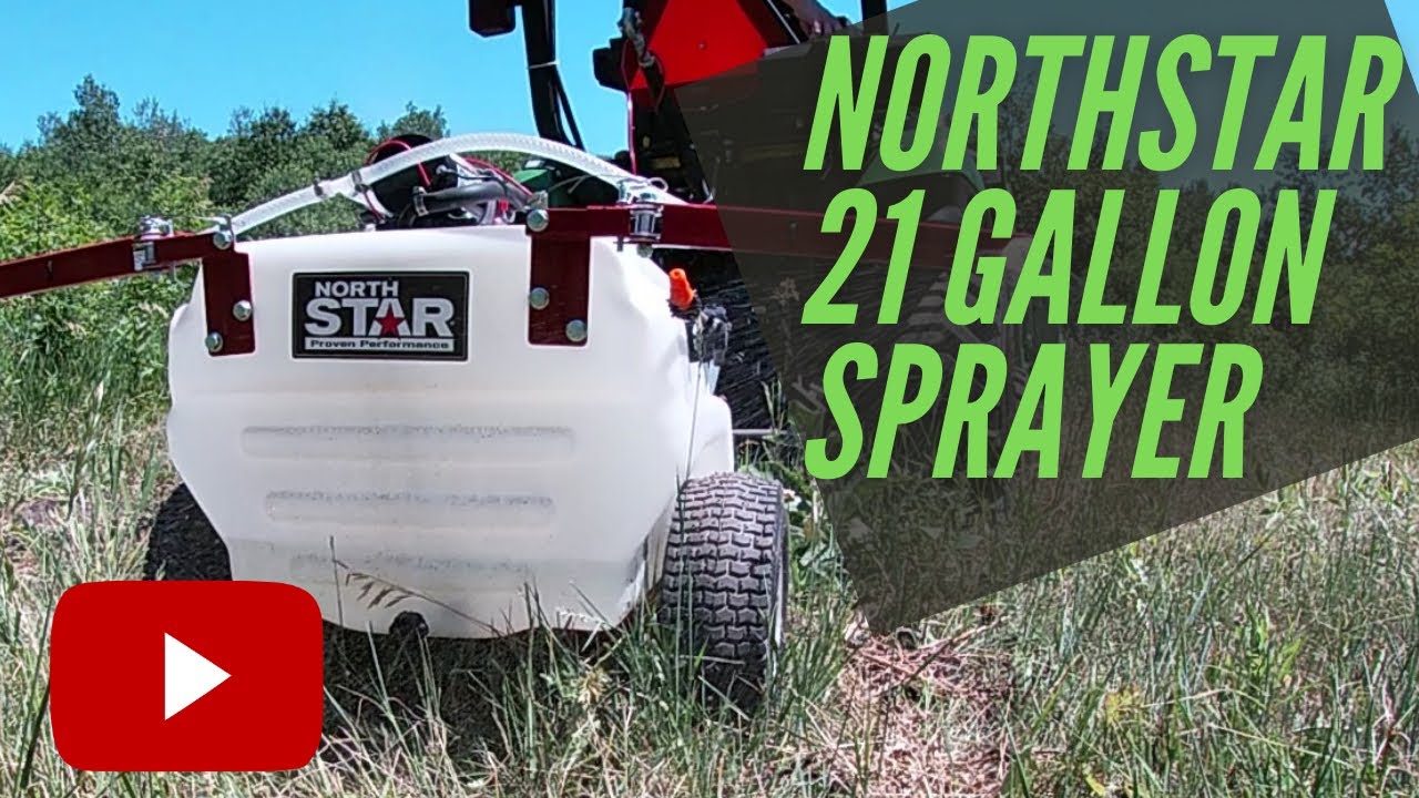 Northstar 21 Gallon Sprayer: Food plot prep - YouTube