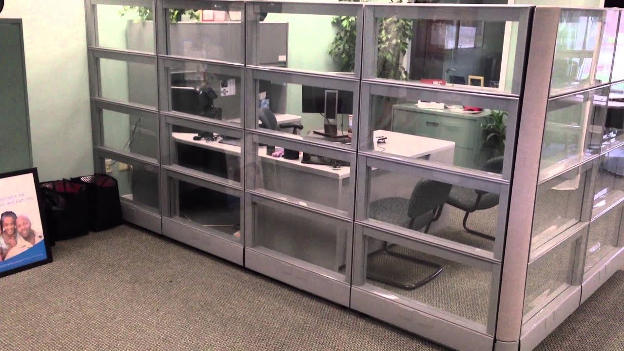 Herman Miller Ethospace All Glass System - YouTube