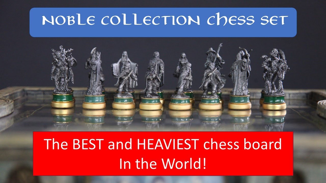 Lord of the Rings Chess Set Noble Collection - YouTube