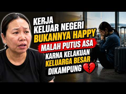 KERJA KELUAR NEGERI BUKANNYA HAPPY MALAH PUTUS ASA KARNA KELAKUAN KELUARGA BESAR DIKAMPUNG