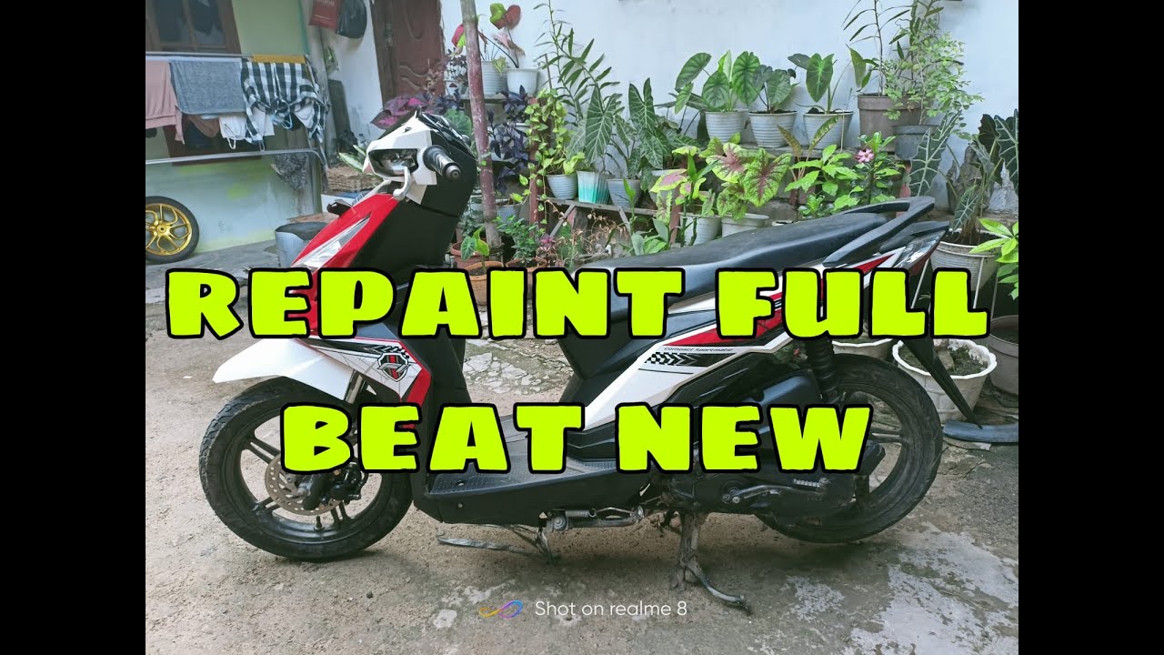 repaint full body Honda beat new - YouTube