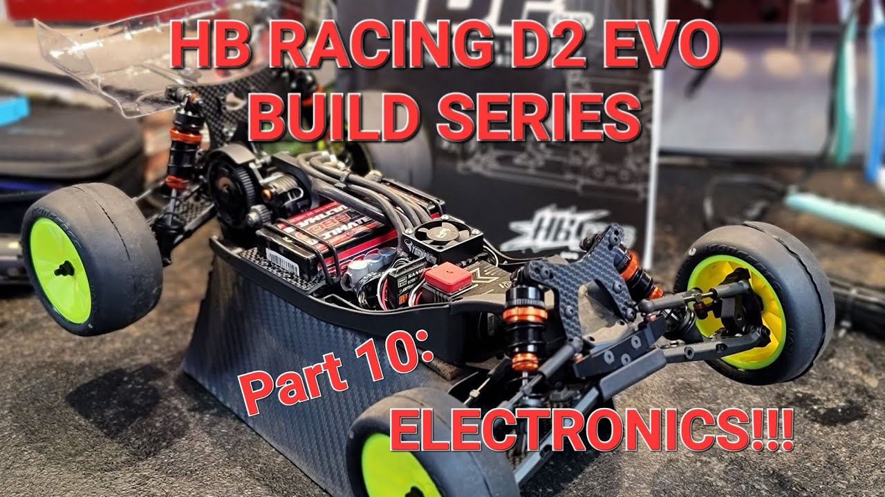 HB Racing D2 Evo 2WD buggy Build series part 10: Electronics!!! - YouTube