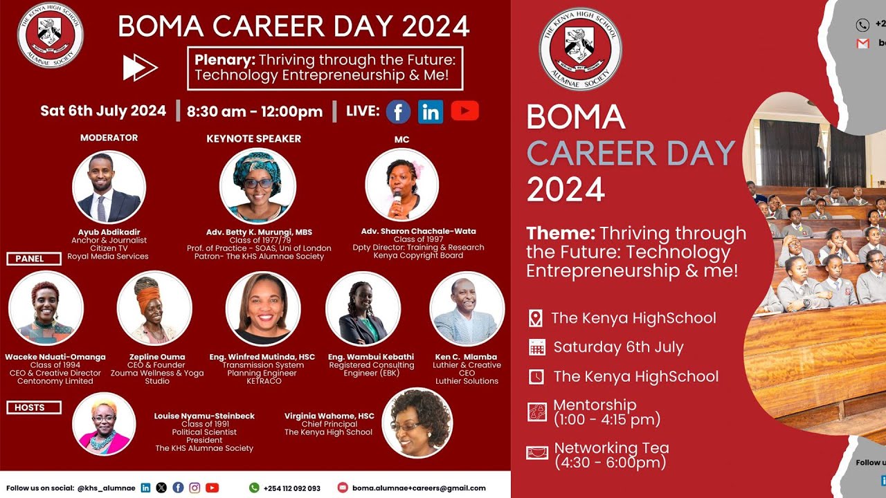 The Kenya High School: BOMA CAREER DAY 2024 - YouTube