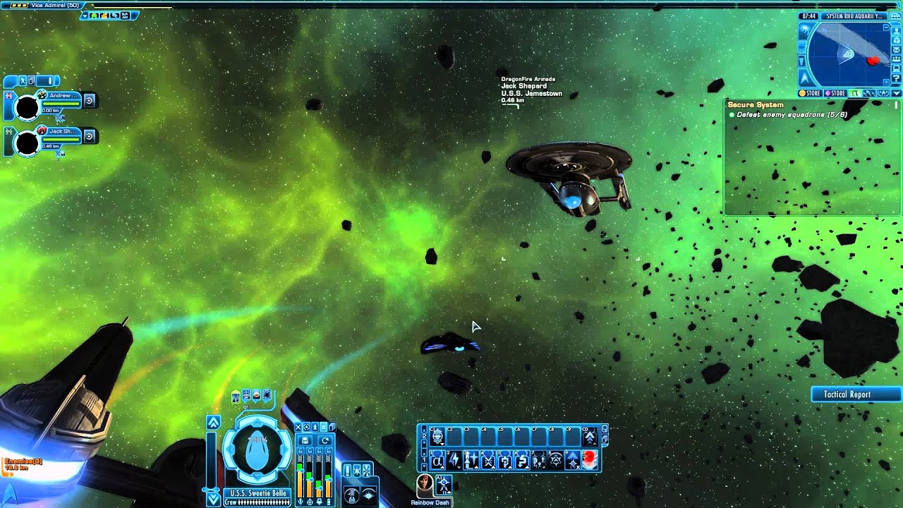 Star Trek Online - Excelsior-class Heavy Cruiser Showcase - YouTube