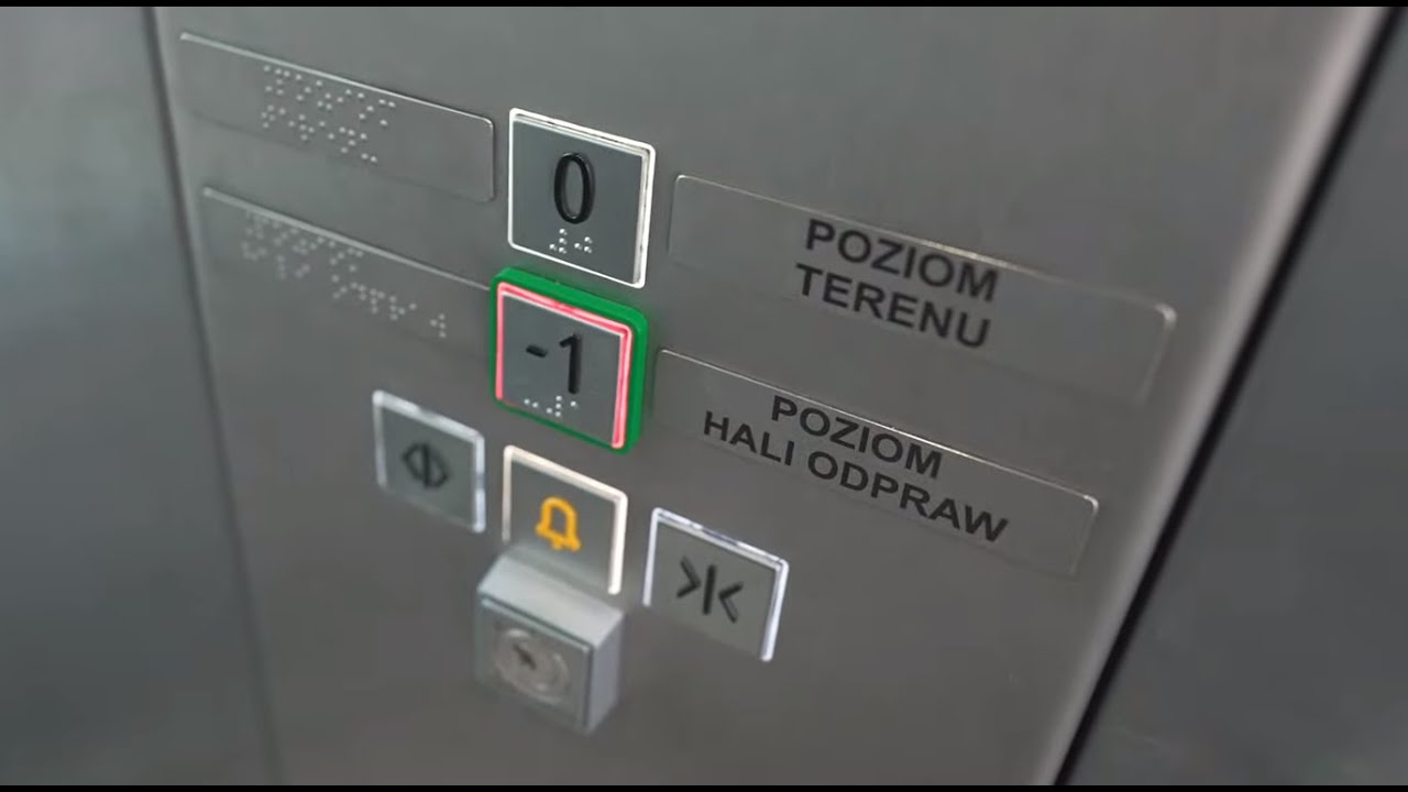 Poland, Warsaw, Bemowo Metro Station, Schindler elevator - YouTube