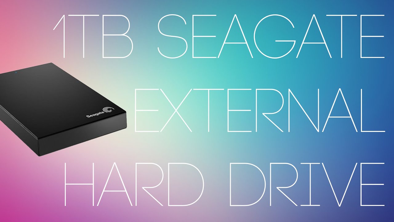 [REVIEW] 1TB Seagate External Expansion Hard Drive - YouTube