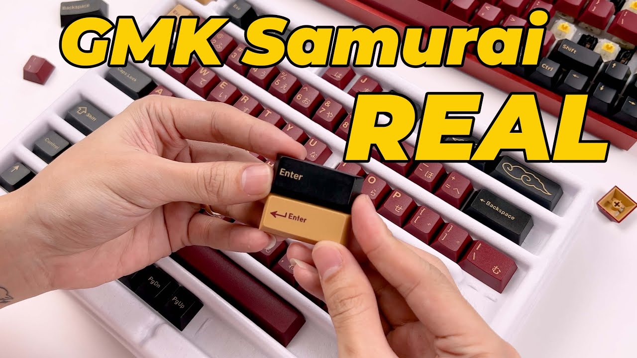 Trải nghiệm Keycap GMK Samurai hàng REAL và cái kết: Cayyyyyyy thật đấy ...