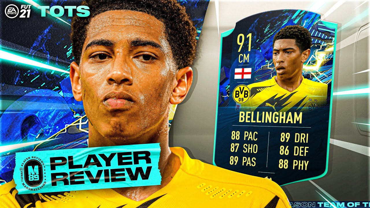 TOTS MOMENTS BELLINGHAM PLAYER REVIEW | 91 TOTS MOMENTS BELLINGHAM ...