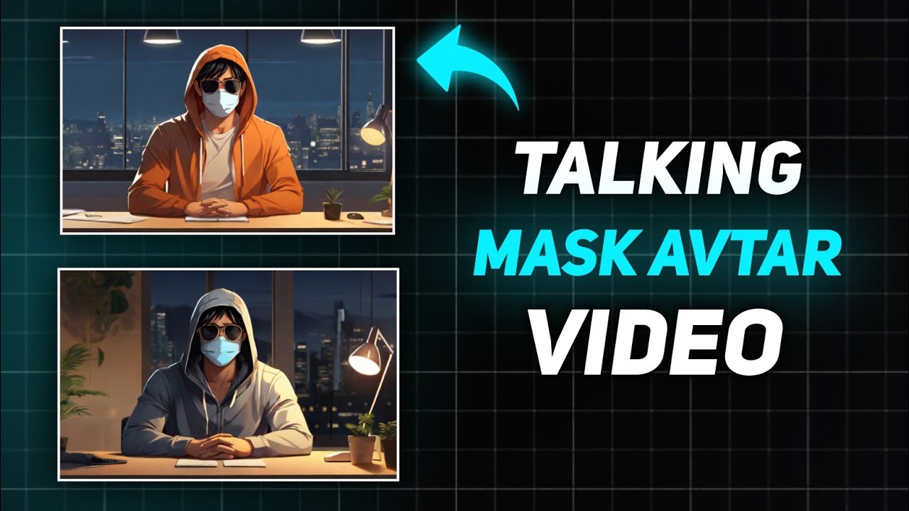 how to make talking mask avtar video for faceless channel | ai talking ...