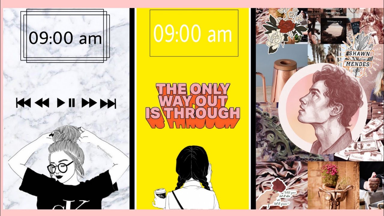 PicsArt | Aesthetic Lockscreen - Tutorial / #PicsArt - YouTube