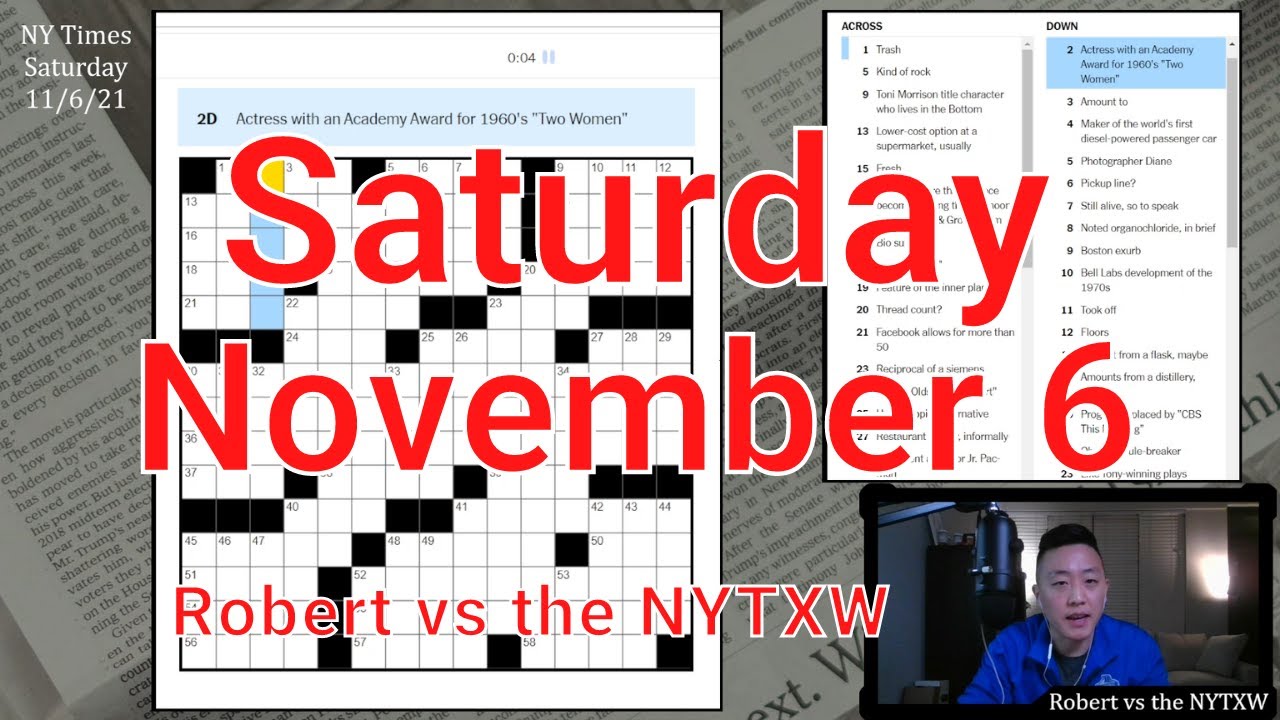 Just not quite in my wheelhouse [0:35/8:23] || Sat 11/6/21 New York ...