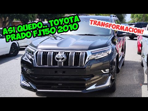 TRANSFORMACION TOYOTA PRADO 2010 A 2020 MODELLISTA CON CAMBIO DE COLOR