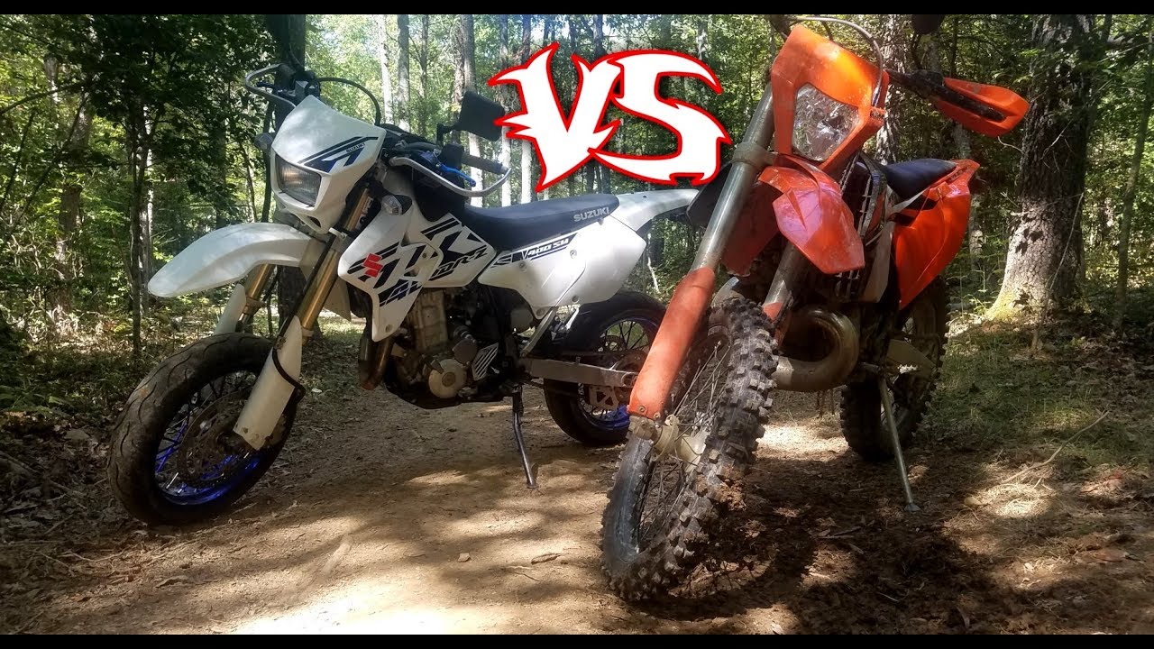 Which Bike is Better? Suzuki DRZ400 VS KTM 300 - YouTube