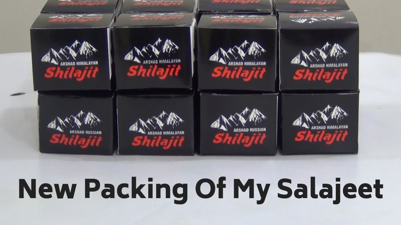 New Packing Of My Shilajit | Salajeet Ki Nayi Packing By Fitness With ...