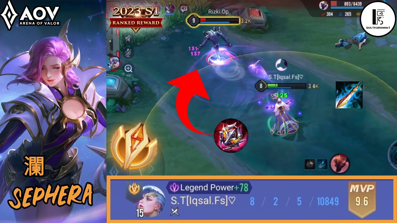 Hampir di Comeback sama musuh | Top Sephera 🇮🇩 Gameplay (AoV) - Iqsal ...