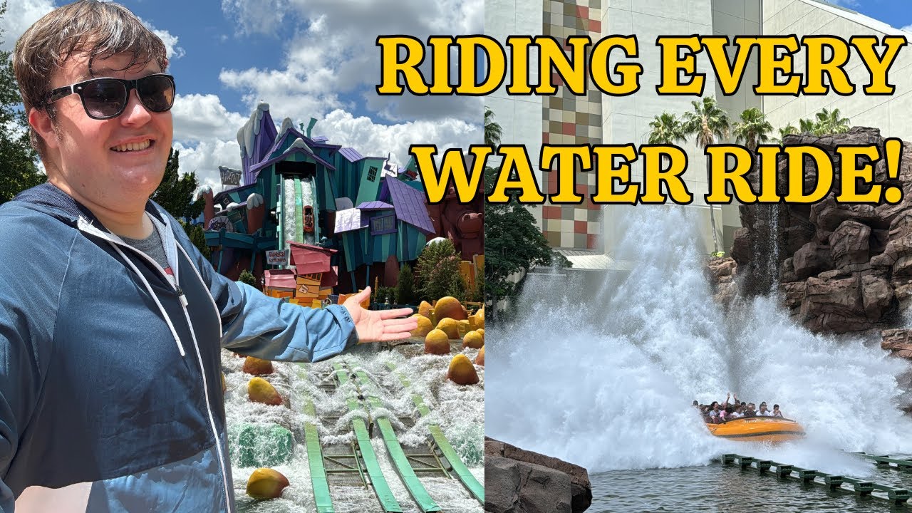 Riding Every Water Ride at Universal Orlando - YouTube