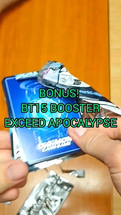 1st place locals Digimon TCG Promo Pack BT15 EXCEED APOCALYPSE #digimon #cardgame #opening # ...