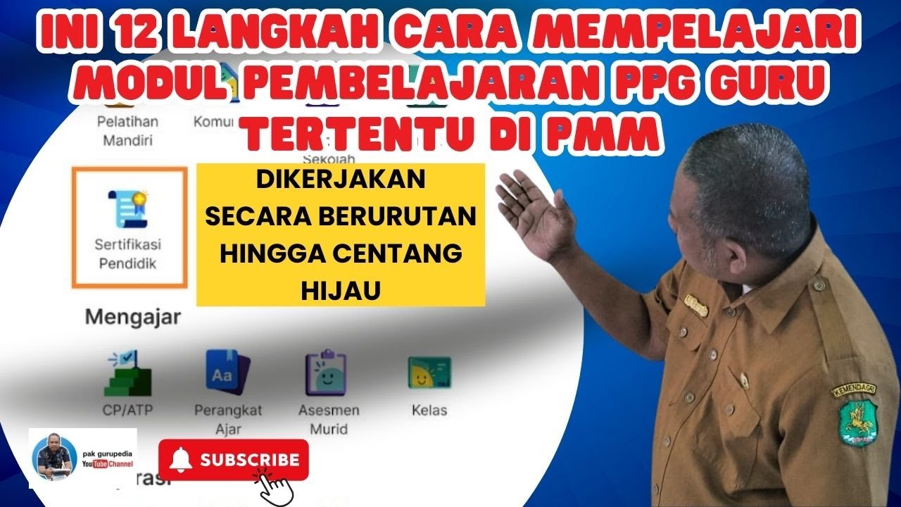 INI 12 LANGKAH CARA MEMPELAJARI MODUL PEMBELAJARAN PPG GURU TERTENTU DI ...