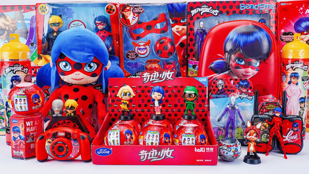 8:22 Minutes Satisfying with Unboxing Cute Miraculous Ladybug Toys ...