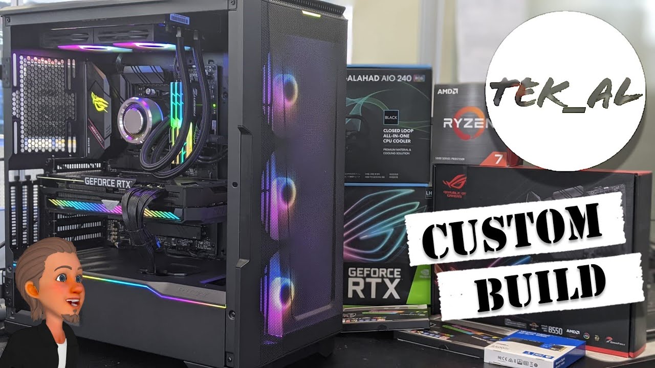 Phanteks Eclipse P500A PC BUILD | 5800X | Galahad 240 | RTX 3080 (raw ...