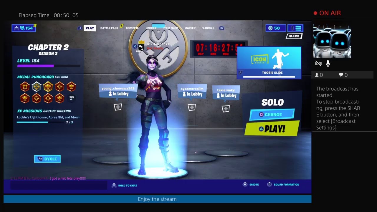 Fortnite just chillin (Clan tryouts) playing with viewers - YouTube