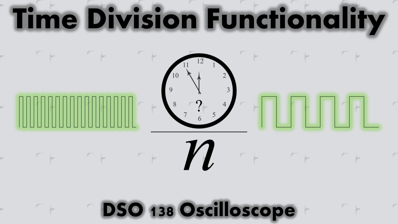 Time Division Functionality of DSO 138 Oscilloscope | Horizontal ...