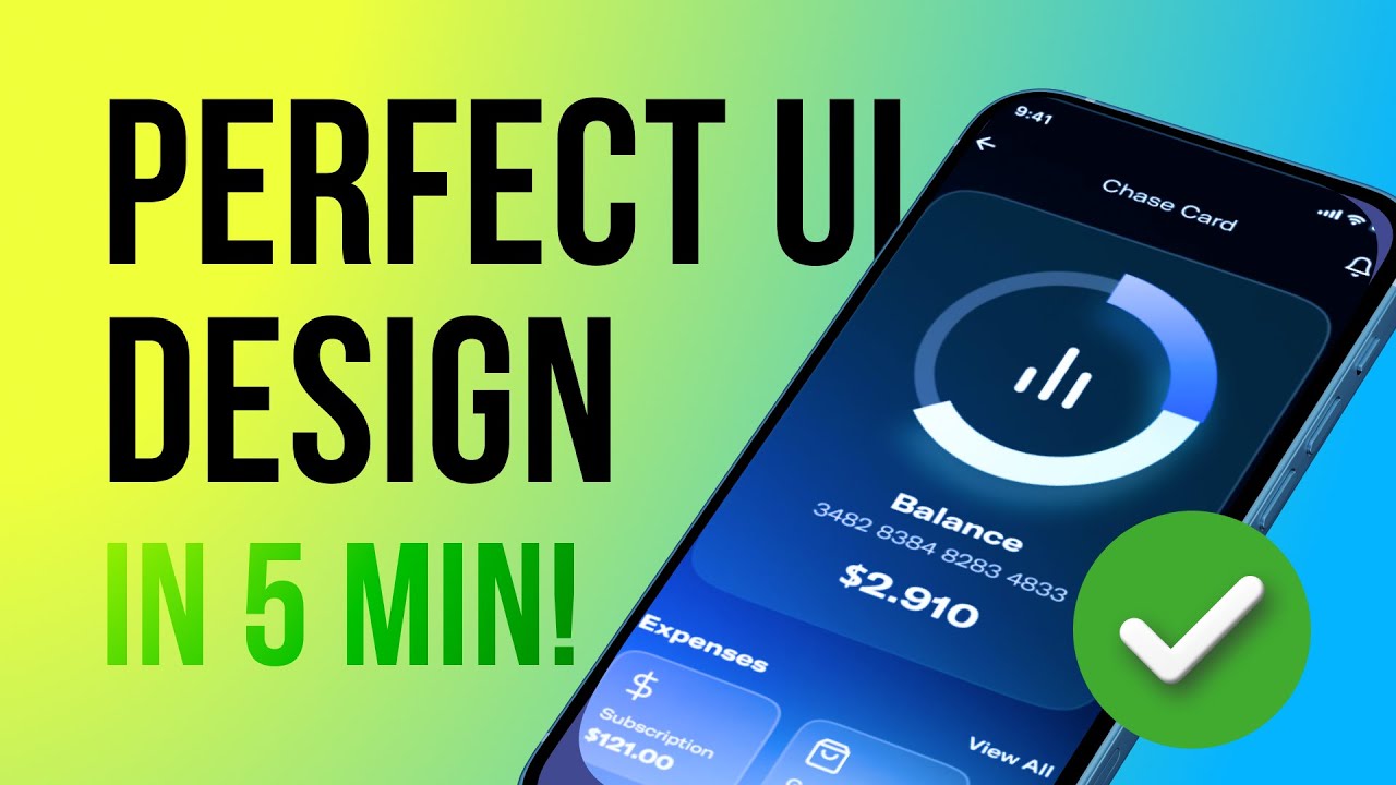 PERFECT Your UI Designs in 5 Minutes — Colors, Layouts | Design Weekly ...