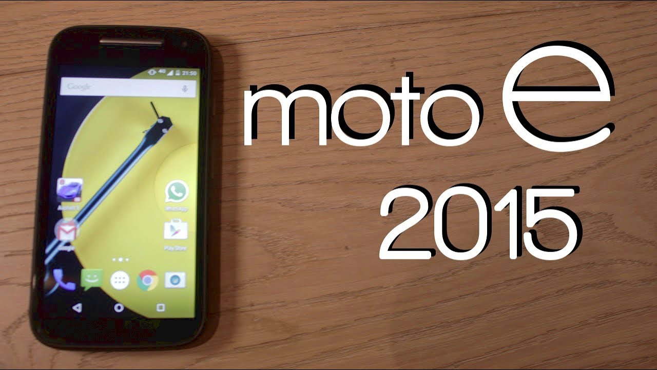 UNBOXING MOTO E2 2015 - YouTube