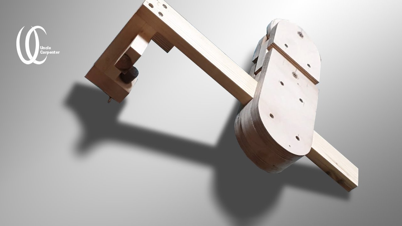 Making a table saw rolling guide using scrap wood. - YouTube