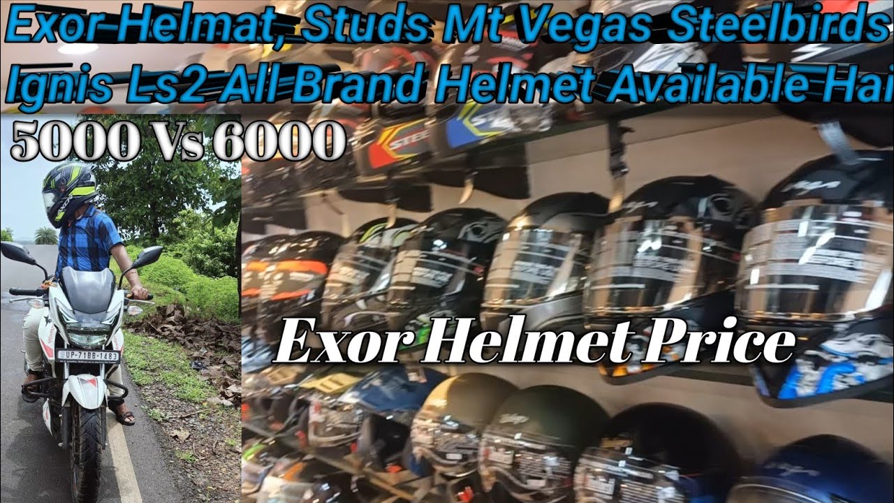 Exor Helmet Under 5000 Vs 6000 Smk Mt Studs Ignis Vegas Steel Birds ...