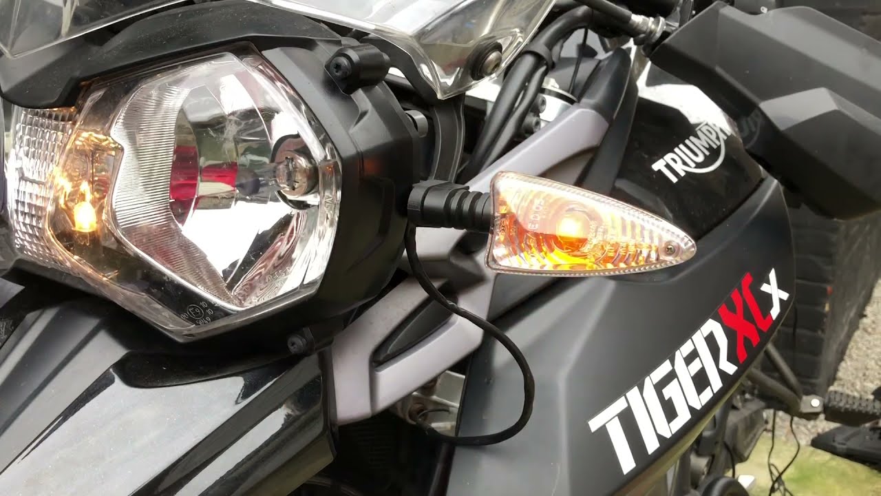 Tiger front indicator. Relocation kit with side repeater. - YouTube